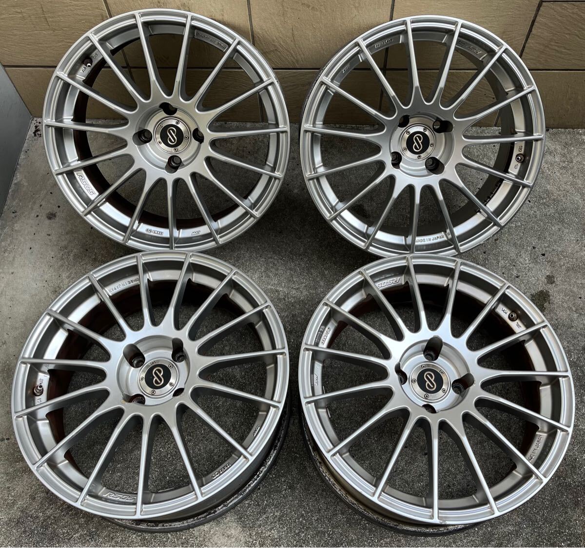 ENKEI エンケイ 17インチ RS05 17×7J +18 PCD108 4H ホイール 4本 ハブ径65 ボルボ、プジョー、シトロエン等 MAT製法 軽量 コンケイブ /【Buyee ...