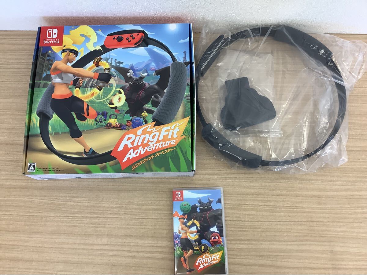 営HM012-A6T80【埼玉発】Nintendo Switch リングフィットアドベンチャーリングコン、レッグバンドセット フィットネス ...