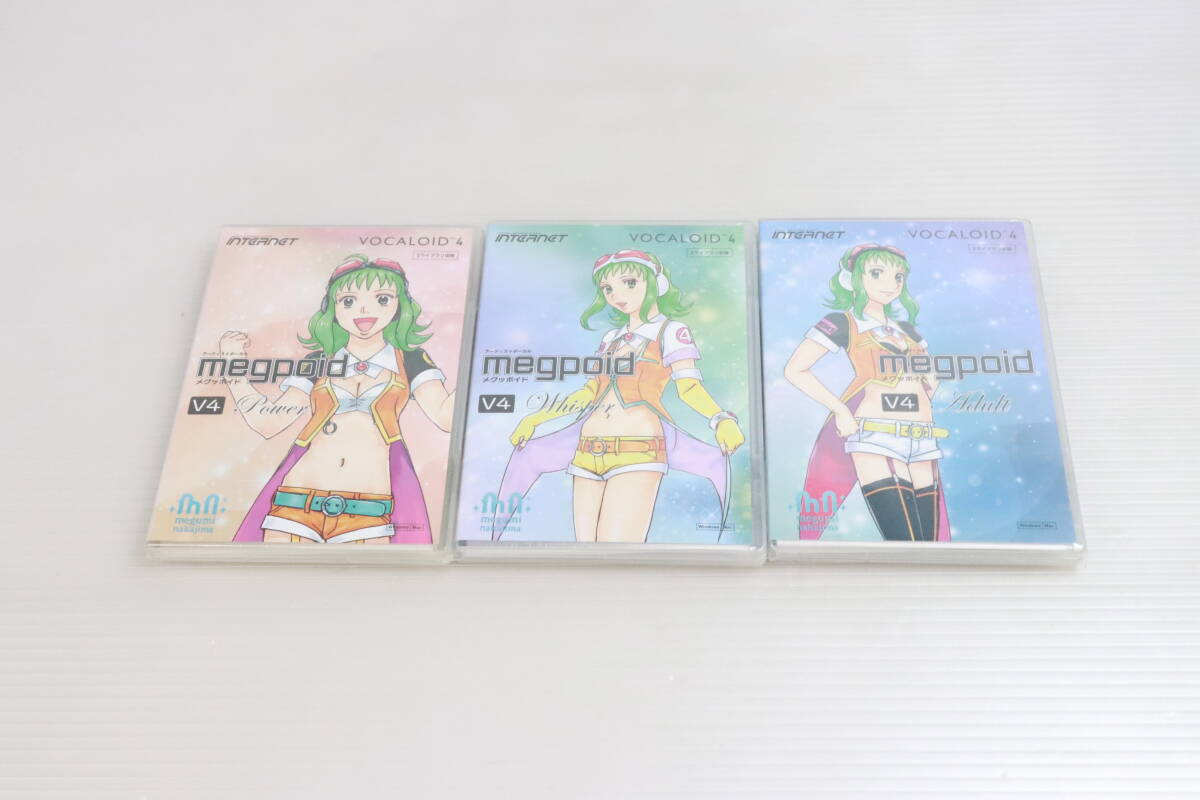 未開封・未使用品★PCソフト VOCALOID 4 Library Megpoid V4 Power Whisper Adult まとめて3点セット メグッポイド C305 /【Buyee ...