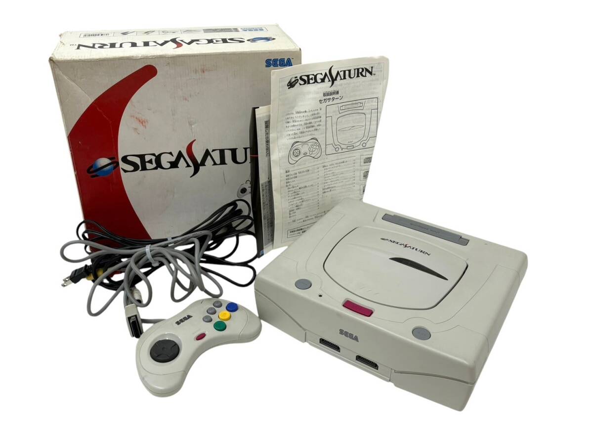 SEGA/セガ SEGA SATURN セガサターン HST-0019/HST-3220 コントローラー/コード/取説/元箱付き ゲーム機 現状品 (51786SS3) /【Buyee ...