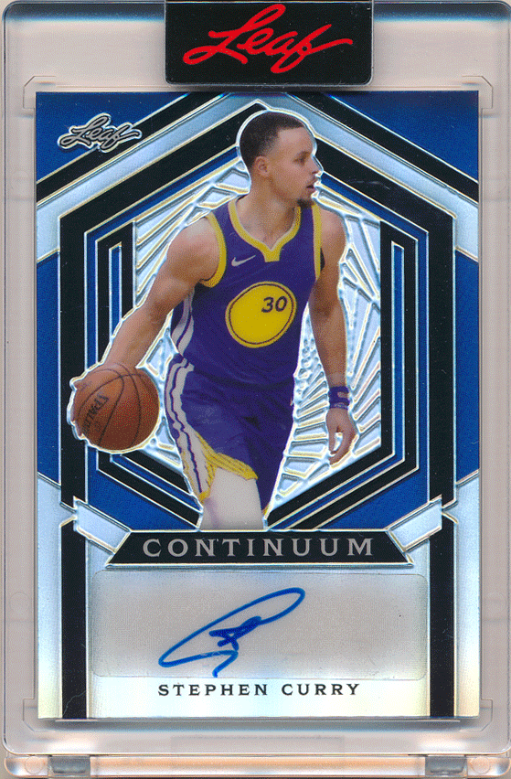 Stephen Curry NBA 2023 Leaf Contiuum Prismatic Signature Auto 132枚限定 直筆 ...