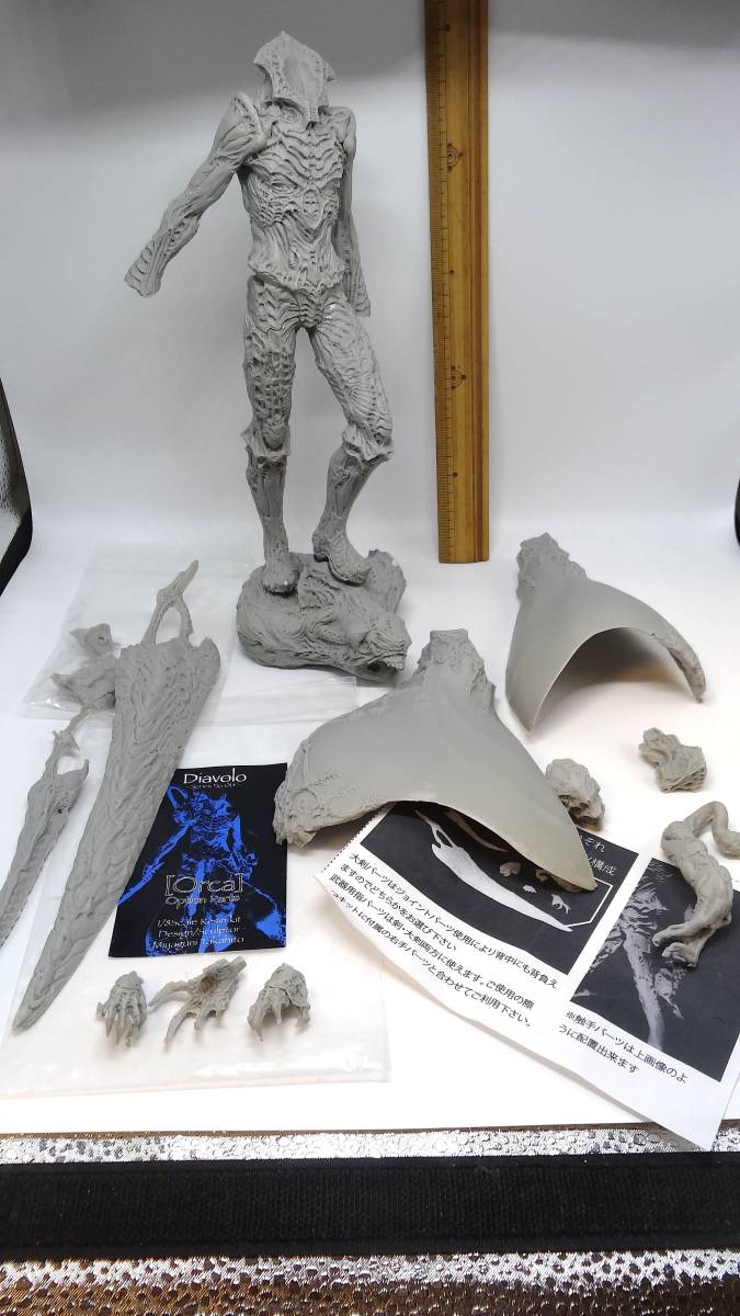 廃盤 +tic creature Orca オルカ Diavolo 1/8 限定オプションパーツ付き ガレージキット レジン 手付け品 ...