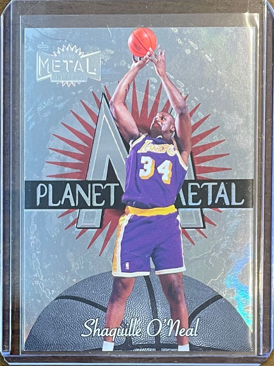 【希少】【NBA】1997 metal universe / Shaquille O'Neal / Planet Metal / #4 ...