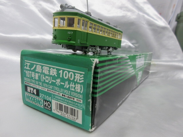 ★未使用・保管品★ MODEMO HO GAUGE 江ノ島電鉄 100形 107号車 ENODEN TYPE 100 乗り物 電車 模型 ...