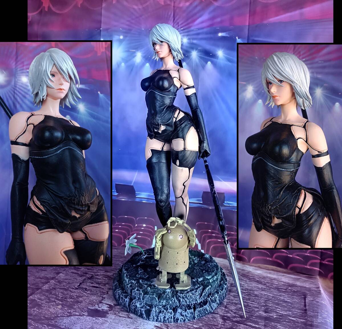 1/4スケール NieR: Automata A2 2B ニーア オートマタ フィギュア 顔3種類 ヘッド専用台座1個付き 匿名送料無料 入荷後検品撮影のみ /【Buyee】 Buyee ...