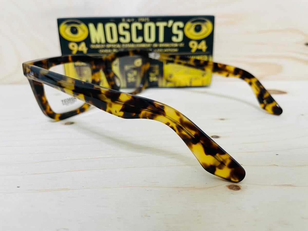 MOSCOT RIZIK モスコット メガネフレーム 伊達眼鏡 人気 スクエア ウェリントン 未使用 美品 /【Buyee】