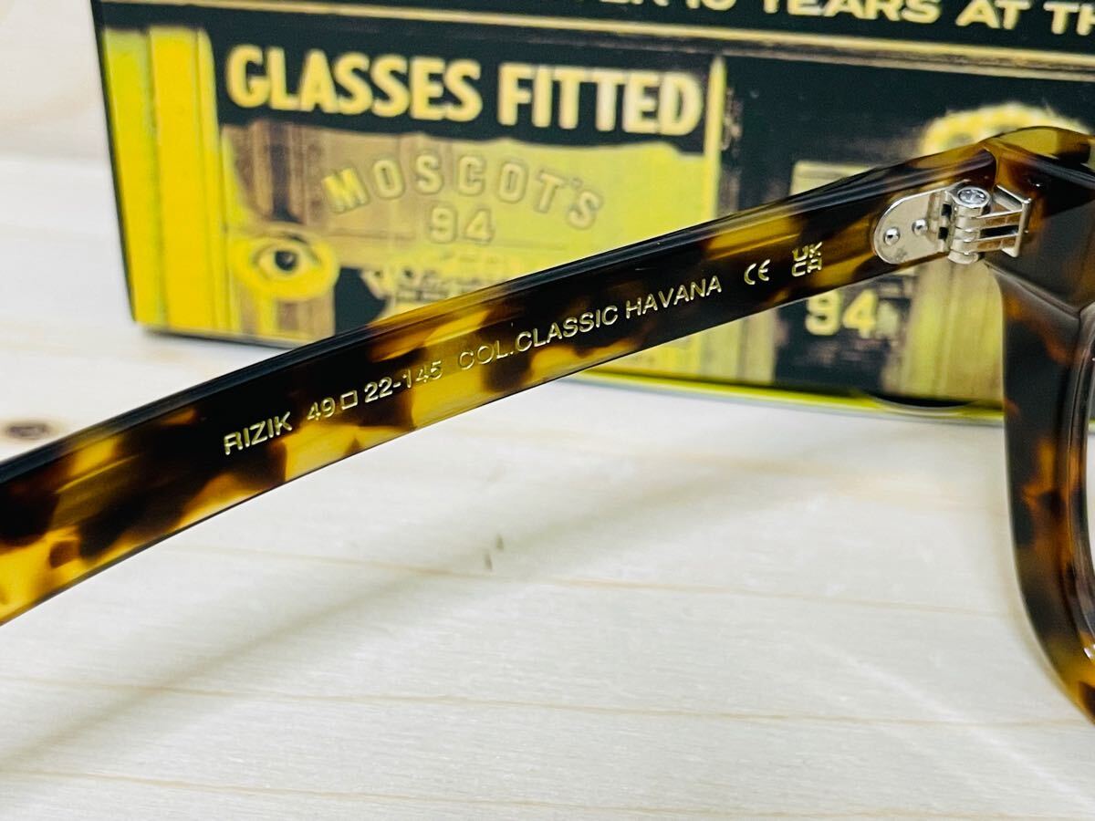 MOSCOT RIZIK モスコット メガネフレーム 伊達眼鏡 人気 スクエア ウェリントン 未使用 美品 /【Buyee】