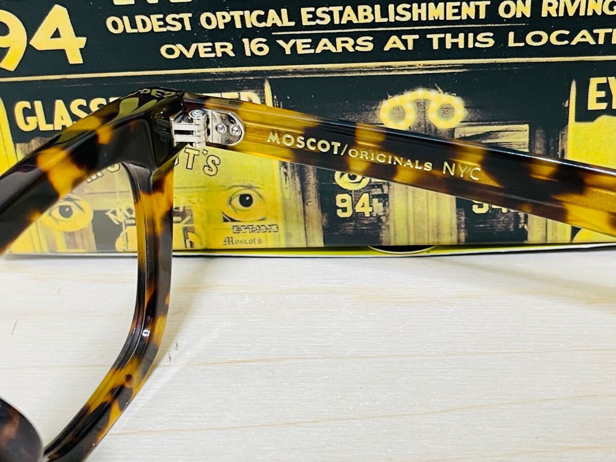 MOSCOT RIZIK モスコット メガネフレーム 伊達眼鏡 人気 スクエア ウェリントン 未使用 美品 /【Buyee】