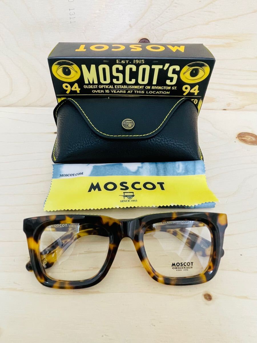 MOSCOT RIZIK モスコット メガネフレーム 伊達眼鏡 人気 スクエア ウェリントン 未使用 美品 /【Buyee】