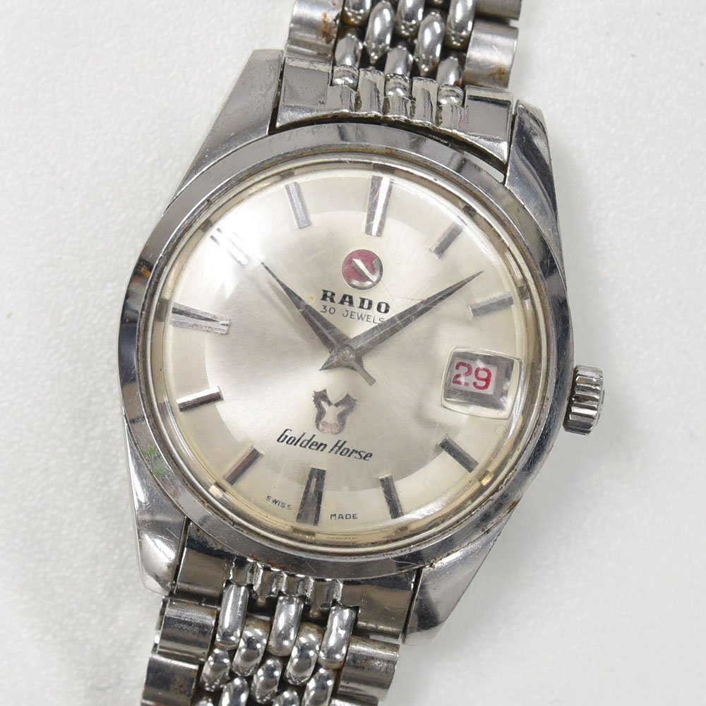 1円 可動品 腕時計 ラドー RADO ゴールデンホース 11675/1 機械式 自動巻 メンズ シルバー 同梱不可 /【Buyee】 Buyee - Japanese Proxy ...