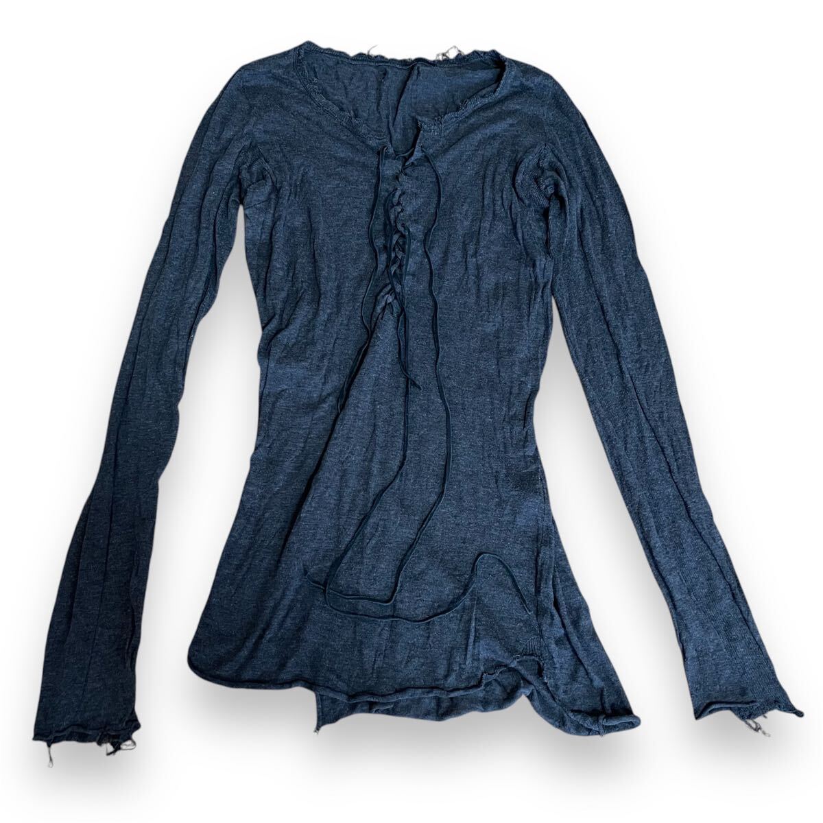 IF SIX WAS NINE LACE UP Long Sleeve ロンT archive 14th addiction ifsixwasnine L.G.B. lgb KMRii ...