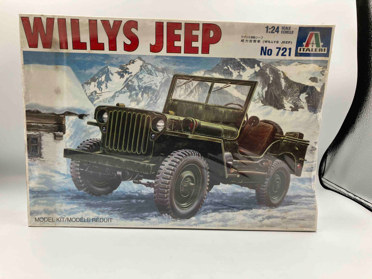 現状品 未開封品 【管理番号1】ITALERI イタレリ 1/24 WILLYS JEEP ウイリス MB ジープ 威力吉普車 No. 721 ...