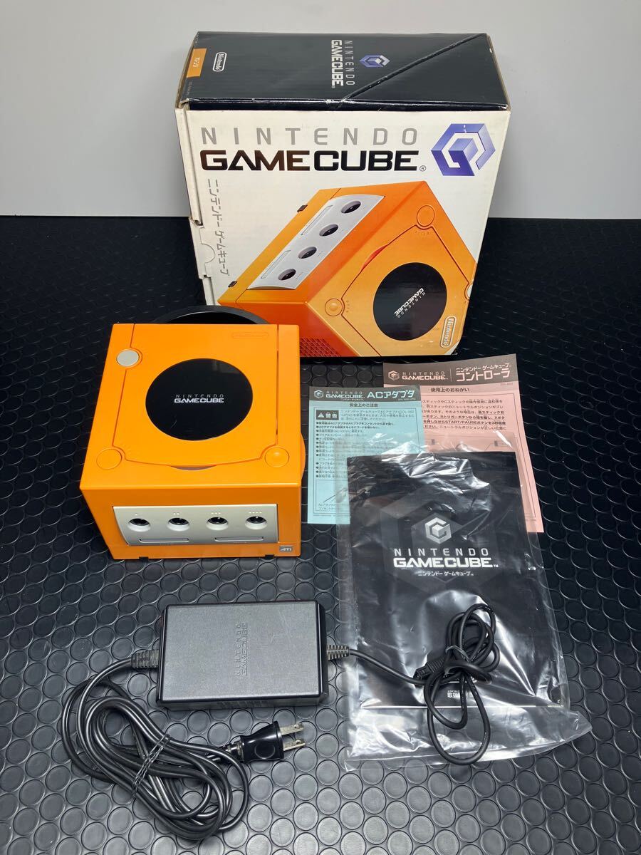 Nintendo ゲームキューブ DOL-001 オレンジ DOL-002アダプター 取扱、箱付き /【Buyee】 Buyee ...