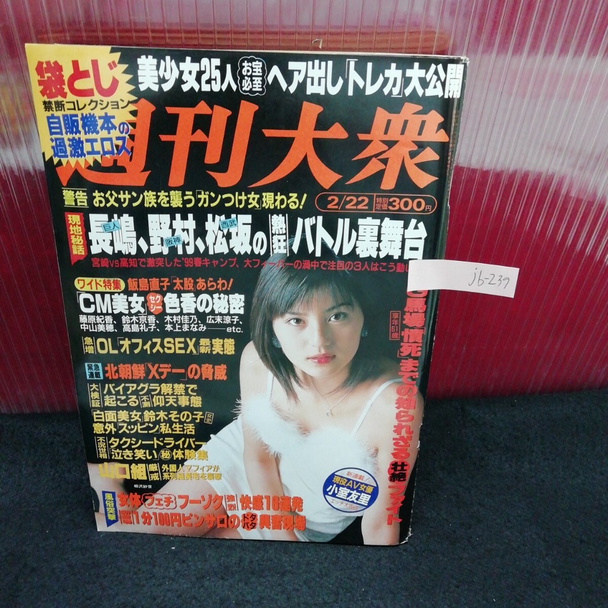 jb-239/ 週刊大衆 美少女25人のトレーディングカード 一挙公開 風吹あきら 椎名みお 平成11年2月22日発行 /L2/61206 /【Buyee】 Buyee - Japanese ...