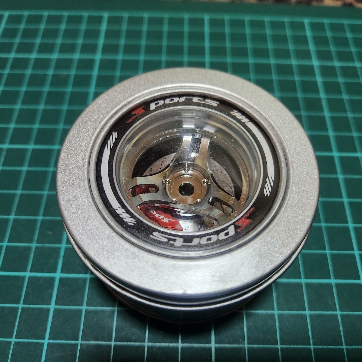 ケース付 即決《送料無料》 アドバン 銀 アルミ ハンドル ステアリング ホイール FUTABA SANWA KO 4PX 7PX 10PX MT4 MT5 MT2 MT17 /【Buyee ...