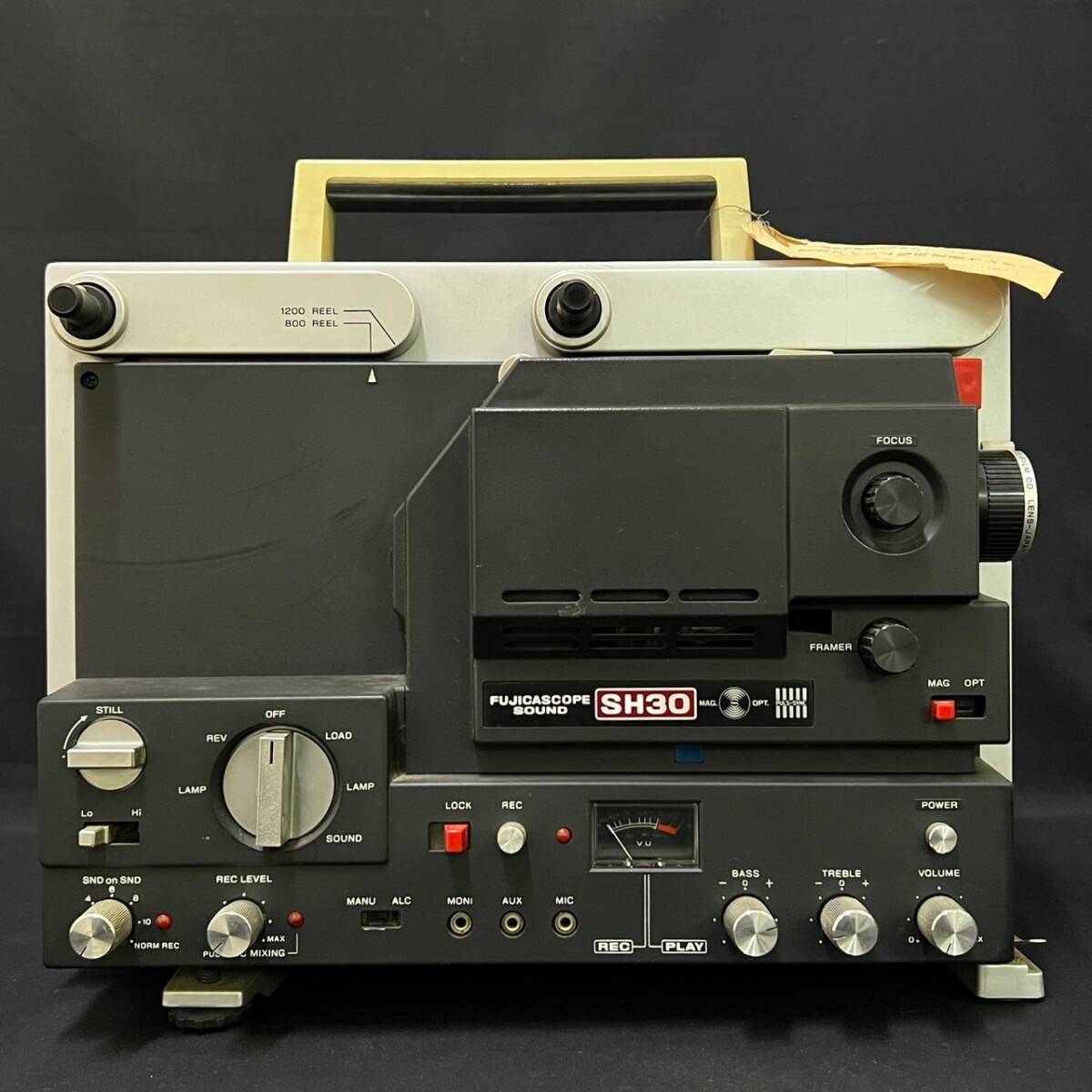 BKg077R 100 富士フィルム FUJICASCOPE SOUND SH30 フジカスコープサウンド 8ミリ映写機 カメラ 8mm projector 昭和レトロ ヴィンテージ ...