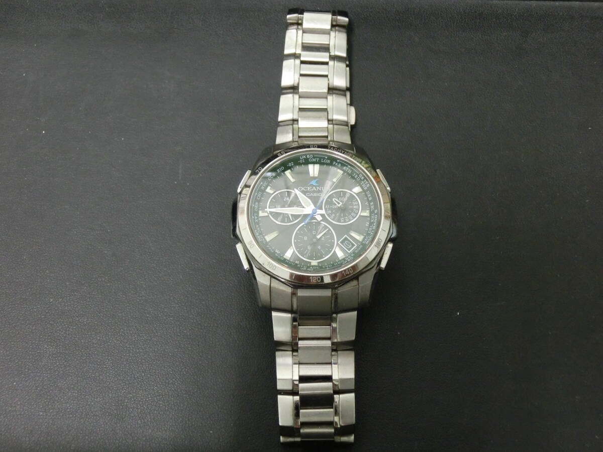 Av-31 CASIO カシオ OCEANUS オシアナス 初代マンタ OCW-S1000 クロノグラフ電波ソーラーウォッチ /【Buyee ...