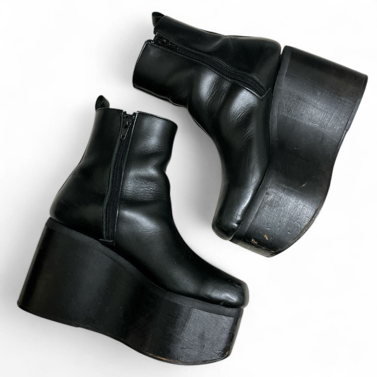 90s Koji Kuga コージクガ PLATFORM BOOTS 厚底ブーツ 20471120 beauty beast y2k rare ...