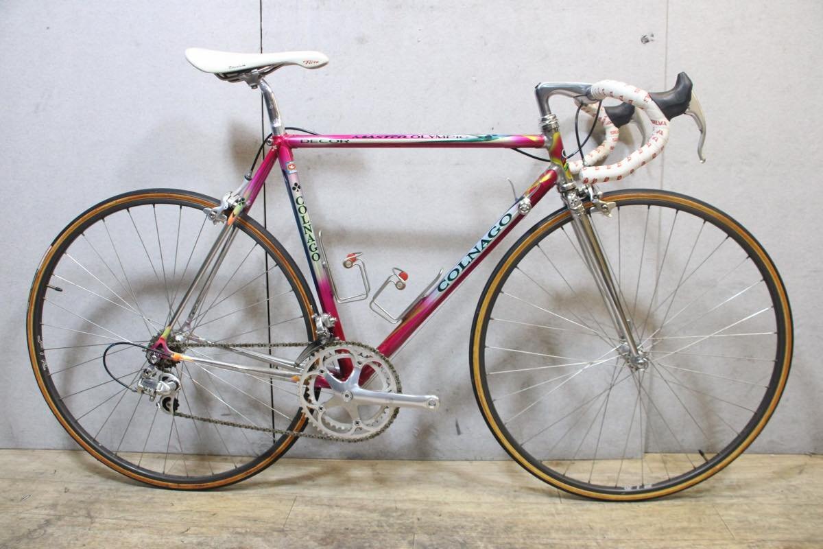 希少車!! COLNAGO コルナゴ master olympic ヴィンテージ CAMPAGNOLO RECORD MIX 2X8S サイズ ...