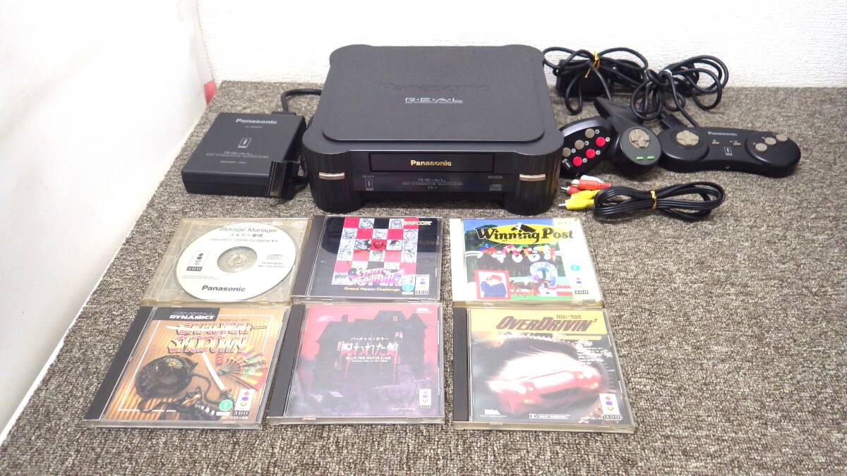 送料無料！Sh1207-02 Panasonic 3DO インタラクティブ マルチプレーヤー FZ-1 ソフト5本+メモリーユニット付 ストリートファイターⅡX 他 /【Buyee ...