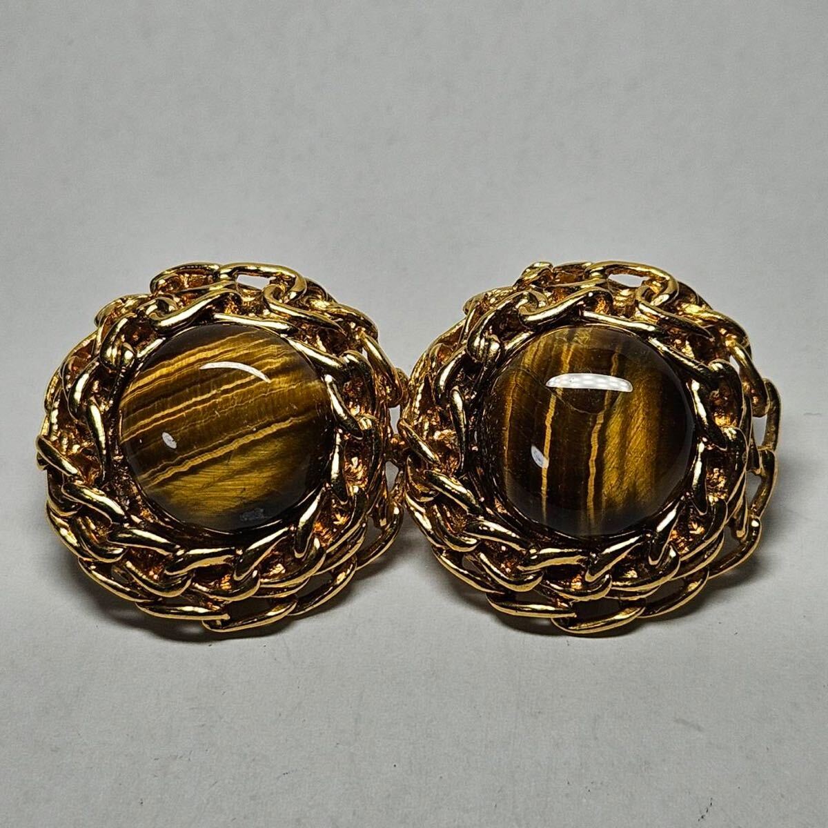 CHANEL シャネル タイガーアイ チェーンモチーフ イヤリング 94A C8005 /【Buyee】 Buyee - Japanese ...