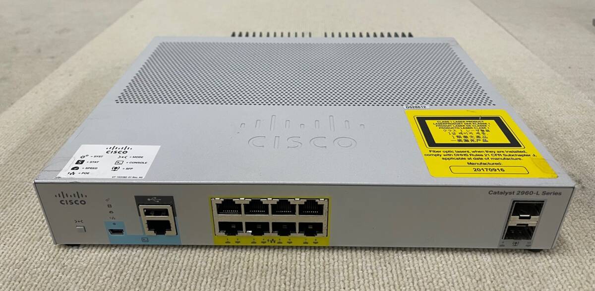 Cisco WS-C2960L-8PS-LL V01 8-Port PoE Switch 初期化済み /【Buyee】 Buyee ...