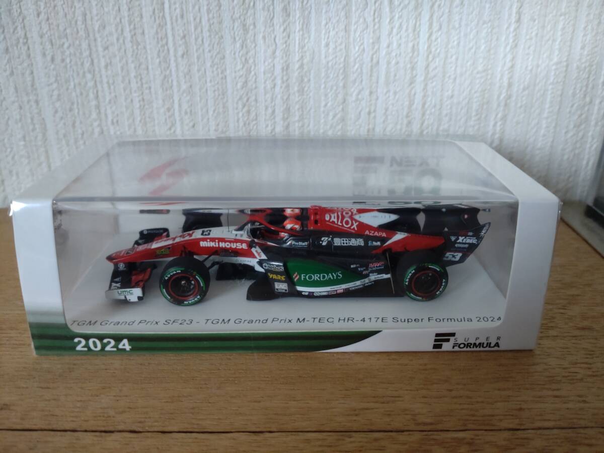 Spark1/43 スパーク1/43 Sformula スーパーフォーミュラ TGM Grand Prix SF23 #53 TGM Grand Prix M-TEC HR-417E 2024 ...