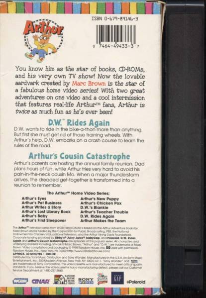 ARTHUR'S】D.W. RIDES AGAIN (VHSビデオ) /【Buyee】 Buyee - Japanese Proxy ...